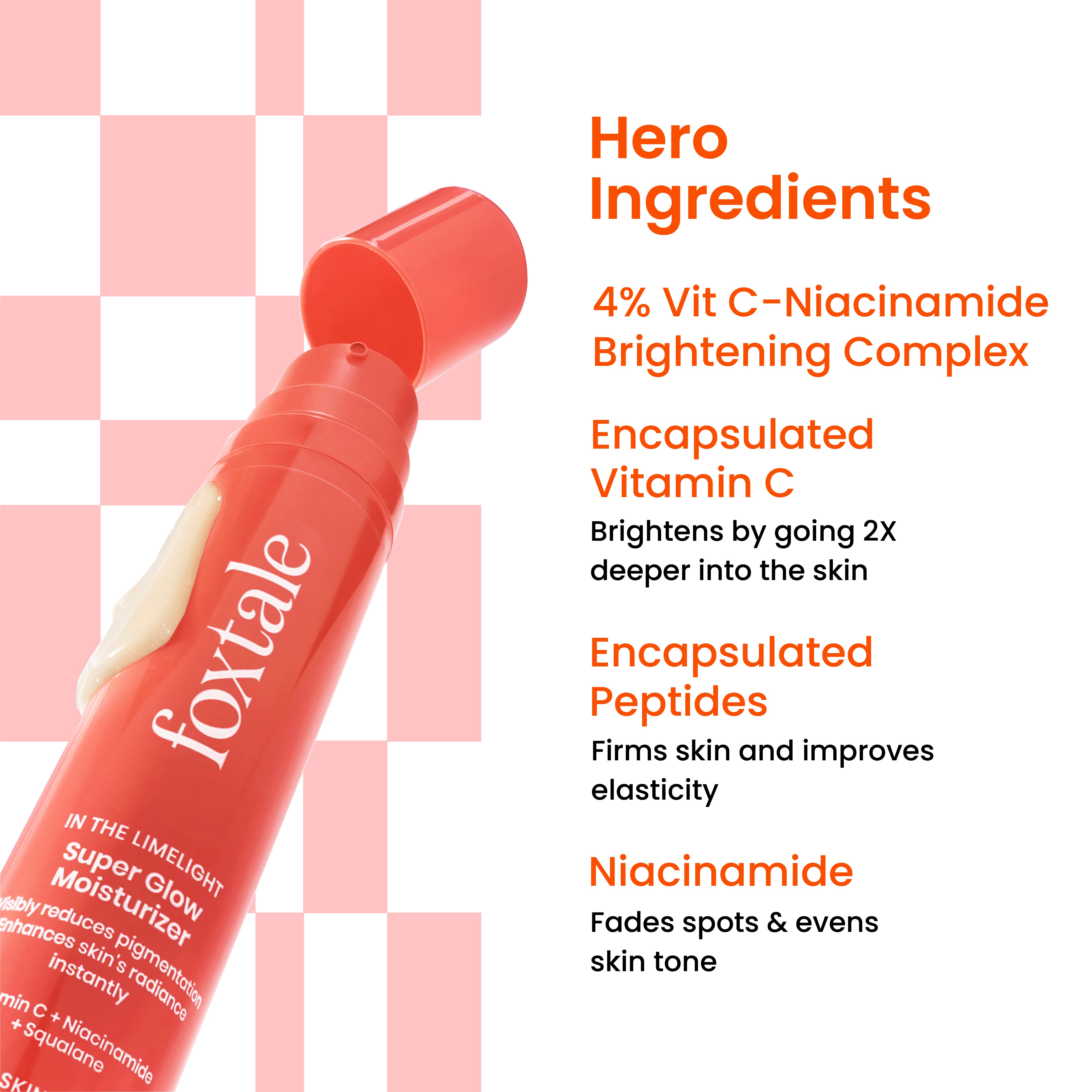 Vitamin C Glow Moisturizer for Glowing Skin 50 ml - Foxtale